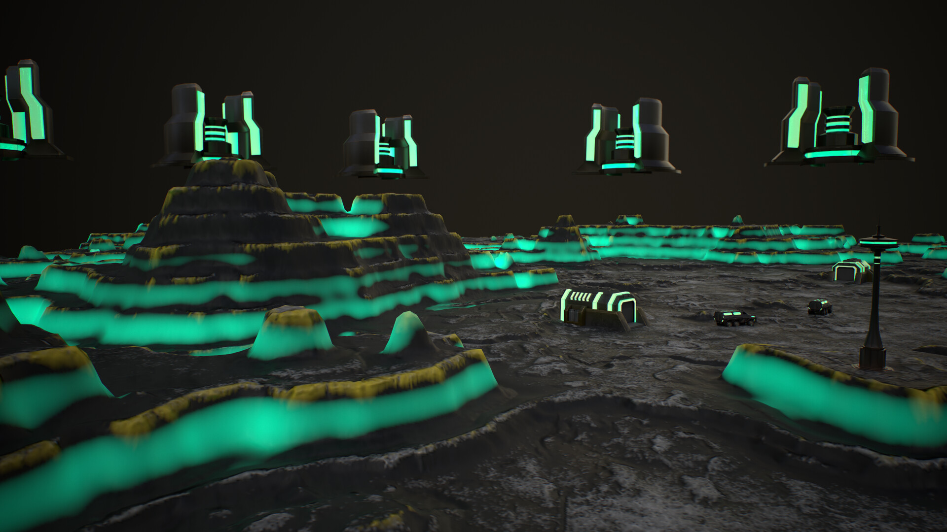 ArtStation - WORLD BUILDING - ALIEN WORLD