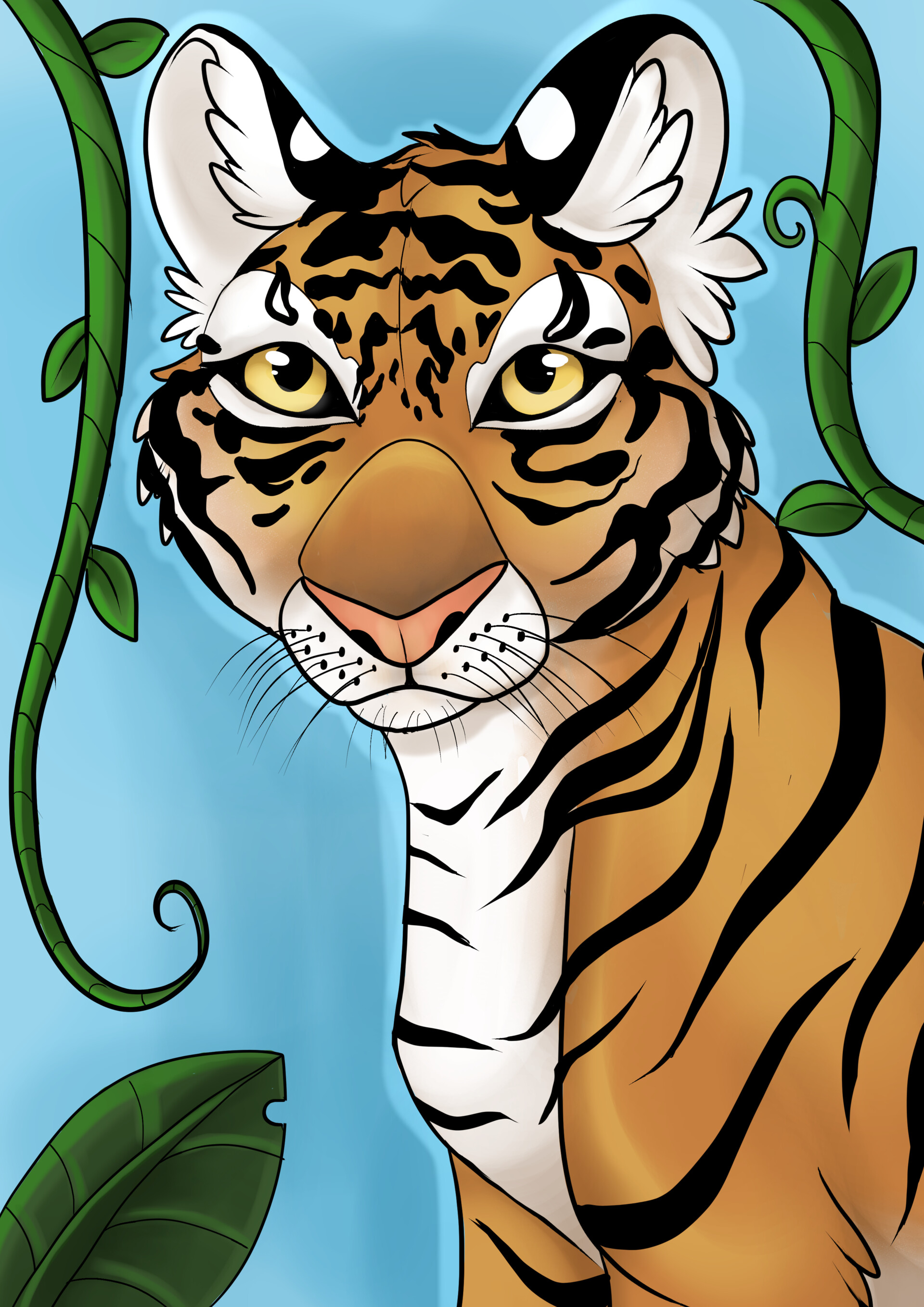 ArtStation - Tiger Print