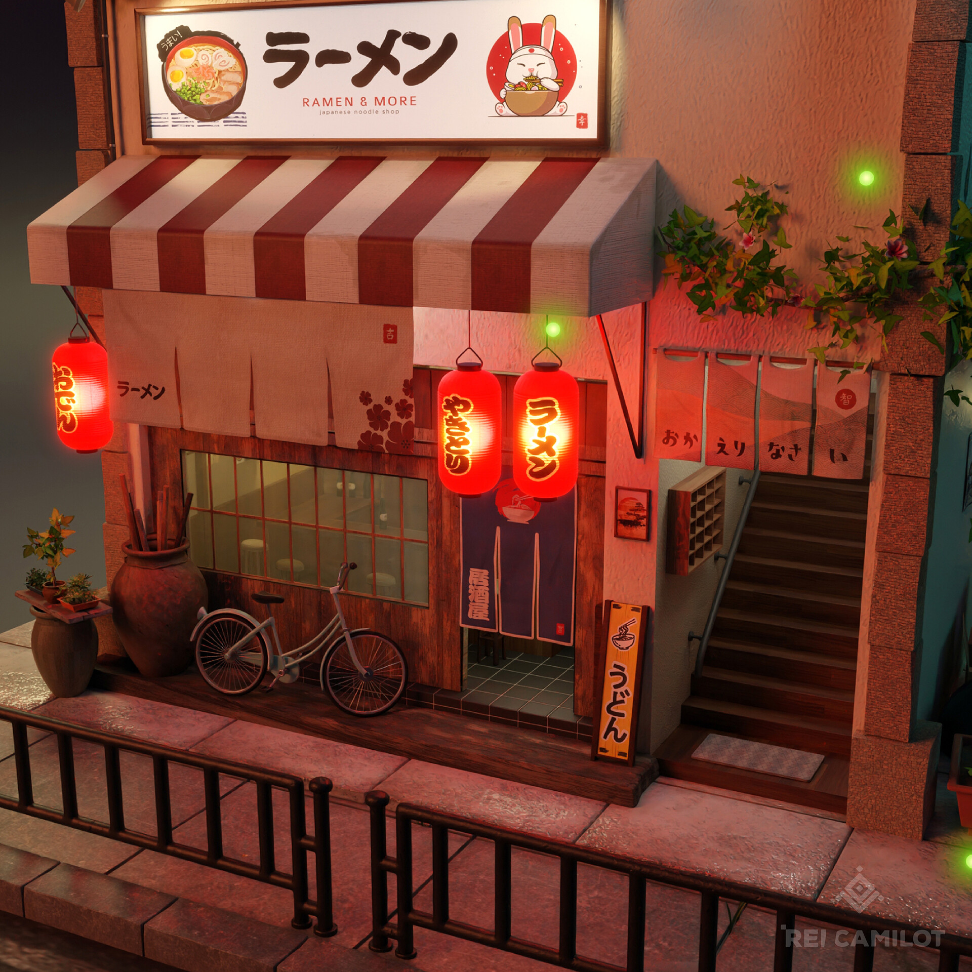 Enrico Camilot - Ramen Shop Building