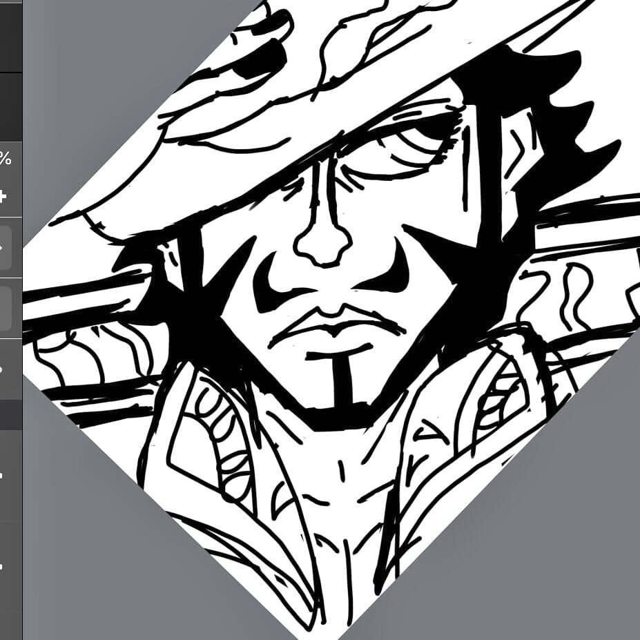 EddyD. - Hawkeye Mihawk Fanart- One Piece