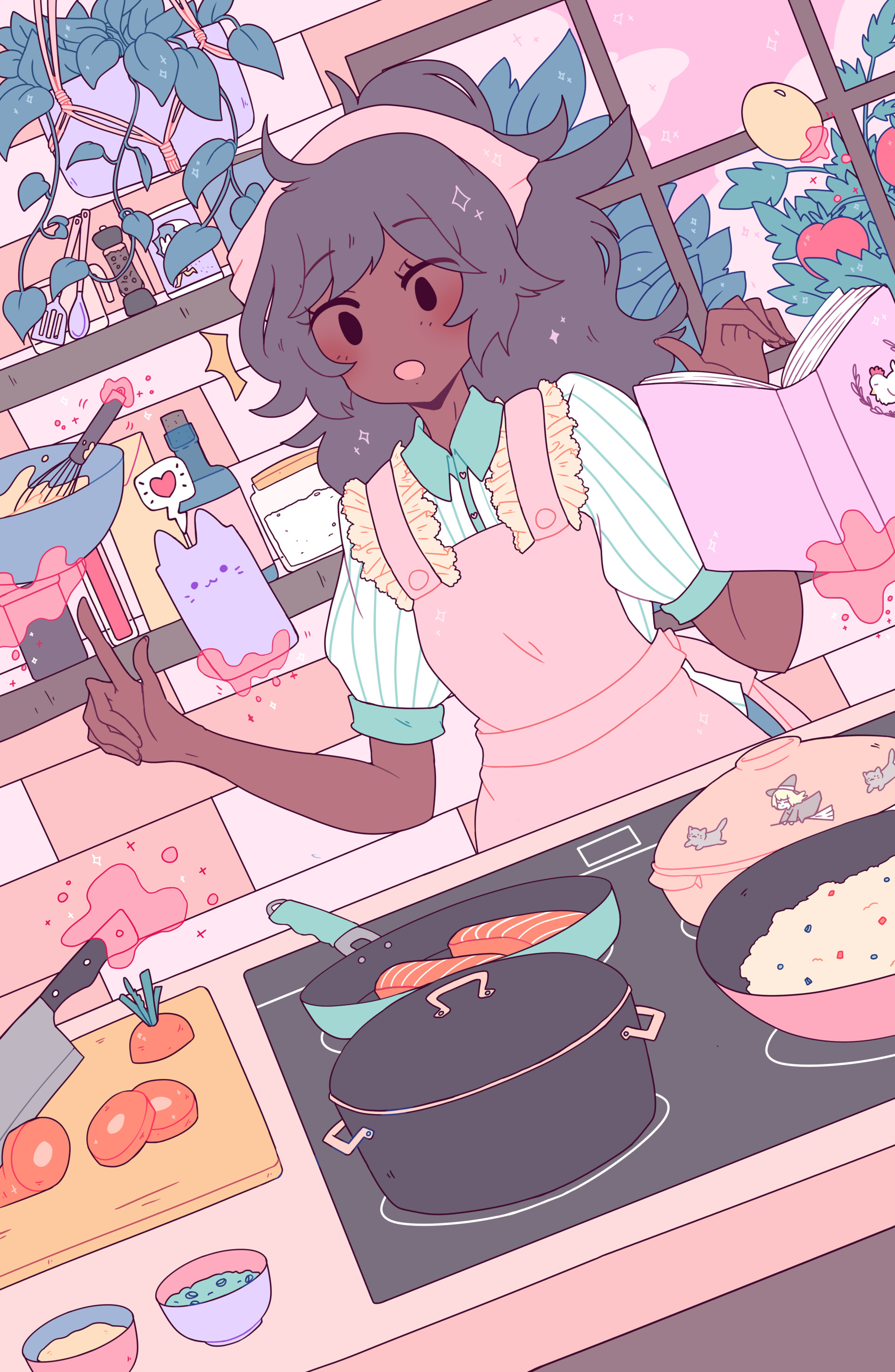 chuteki - Celeste Academy/Celestaria Records Illustrations