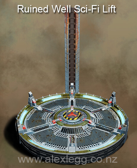 Alex Legg - Ruined Well Concept