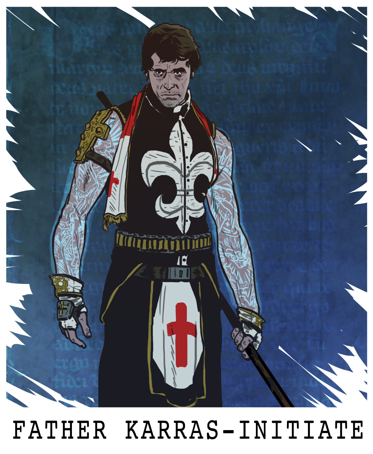 ArtStation - Roleplaying Concept Art - Character Portrait - Paladin