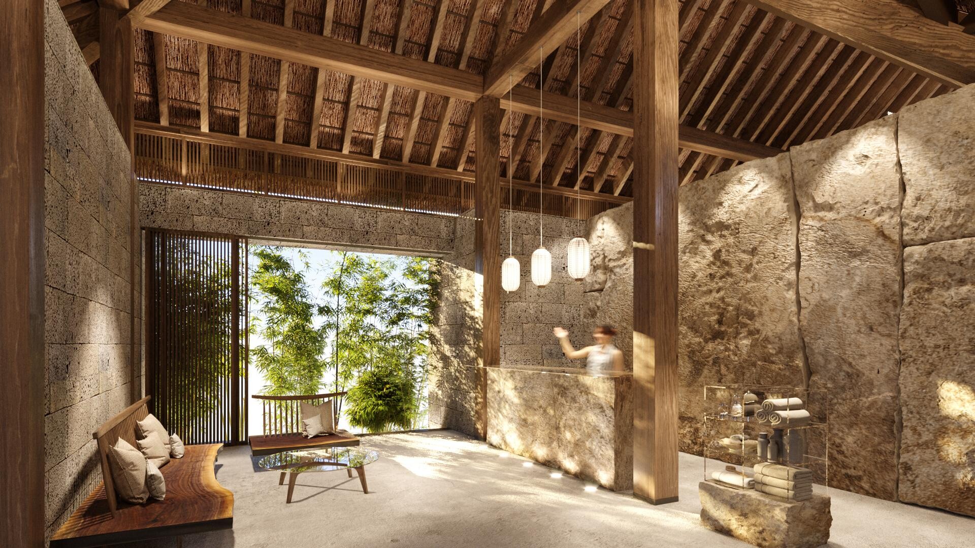 ArtStation - Spa Entrance CGI