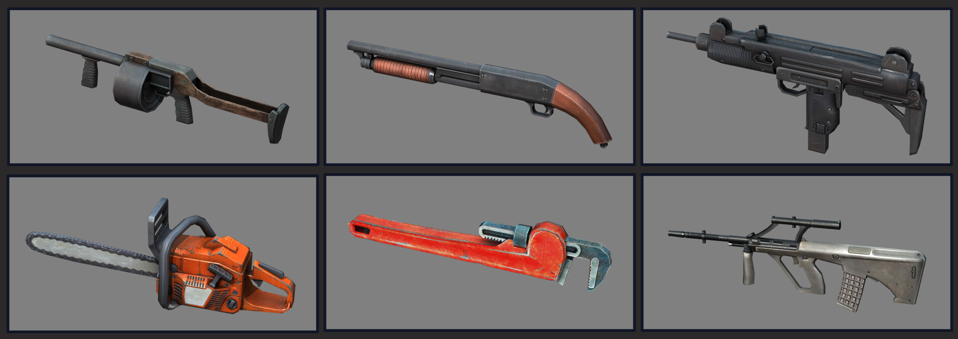 ArtStation - 3D Weapons