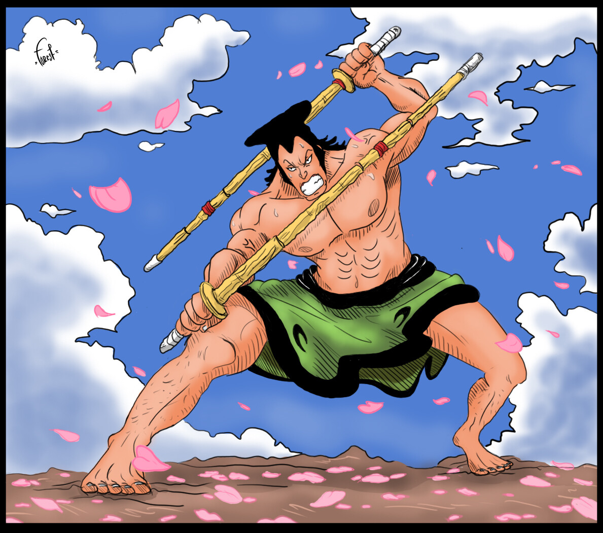 ArtStation - Kozuki Oden Young (arc.Wano)