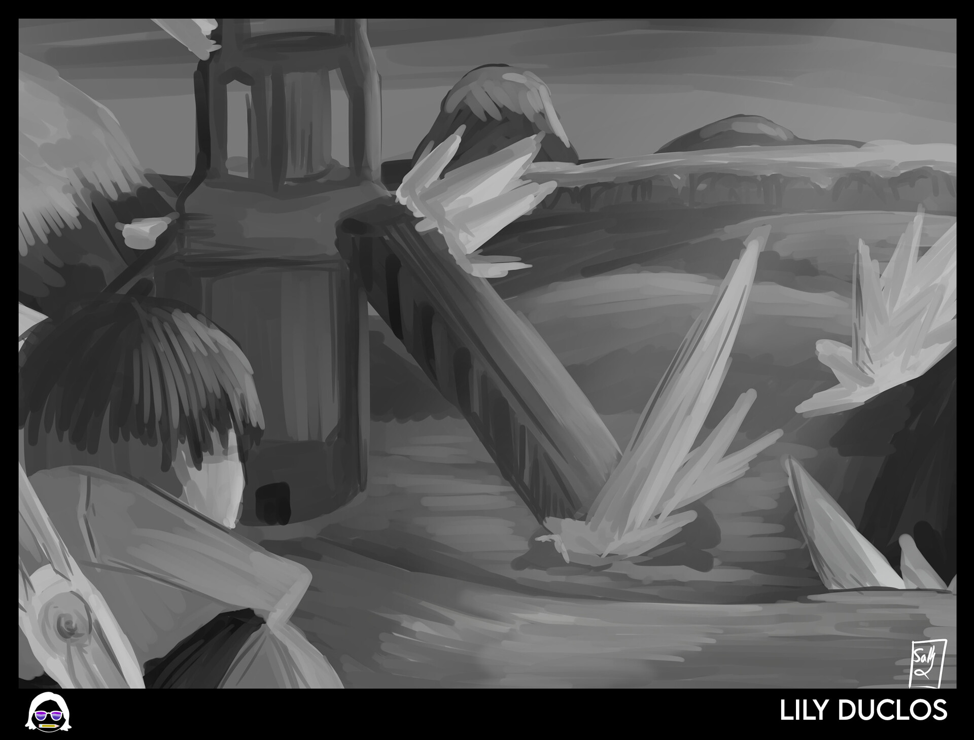 ArtStation - Apex Legends - Epicenter (Greyscale)
