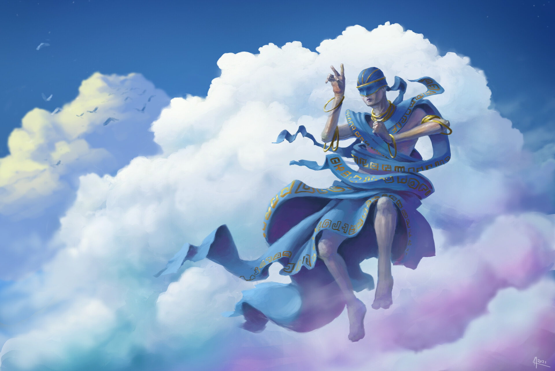 ArtStation - Wind Monk