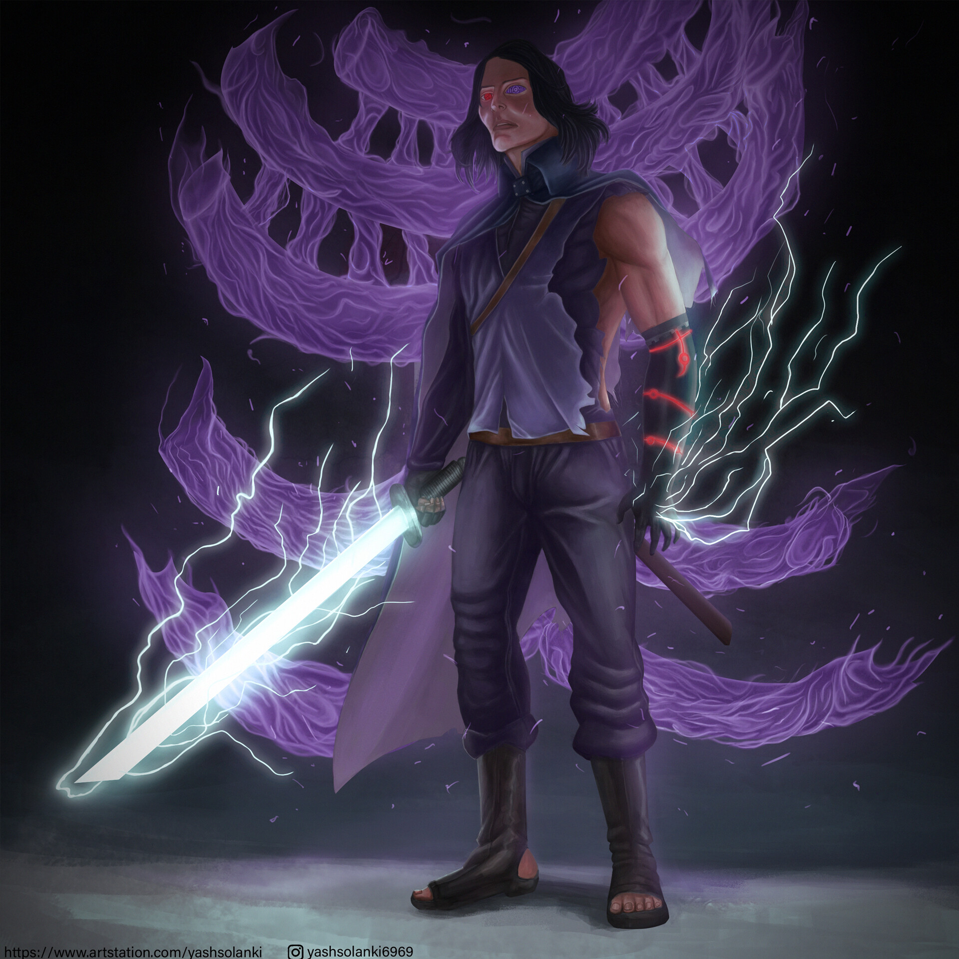ArtStation - UCHIHA SASUKE