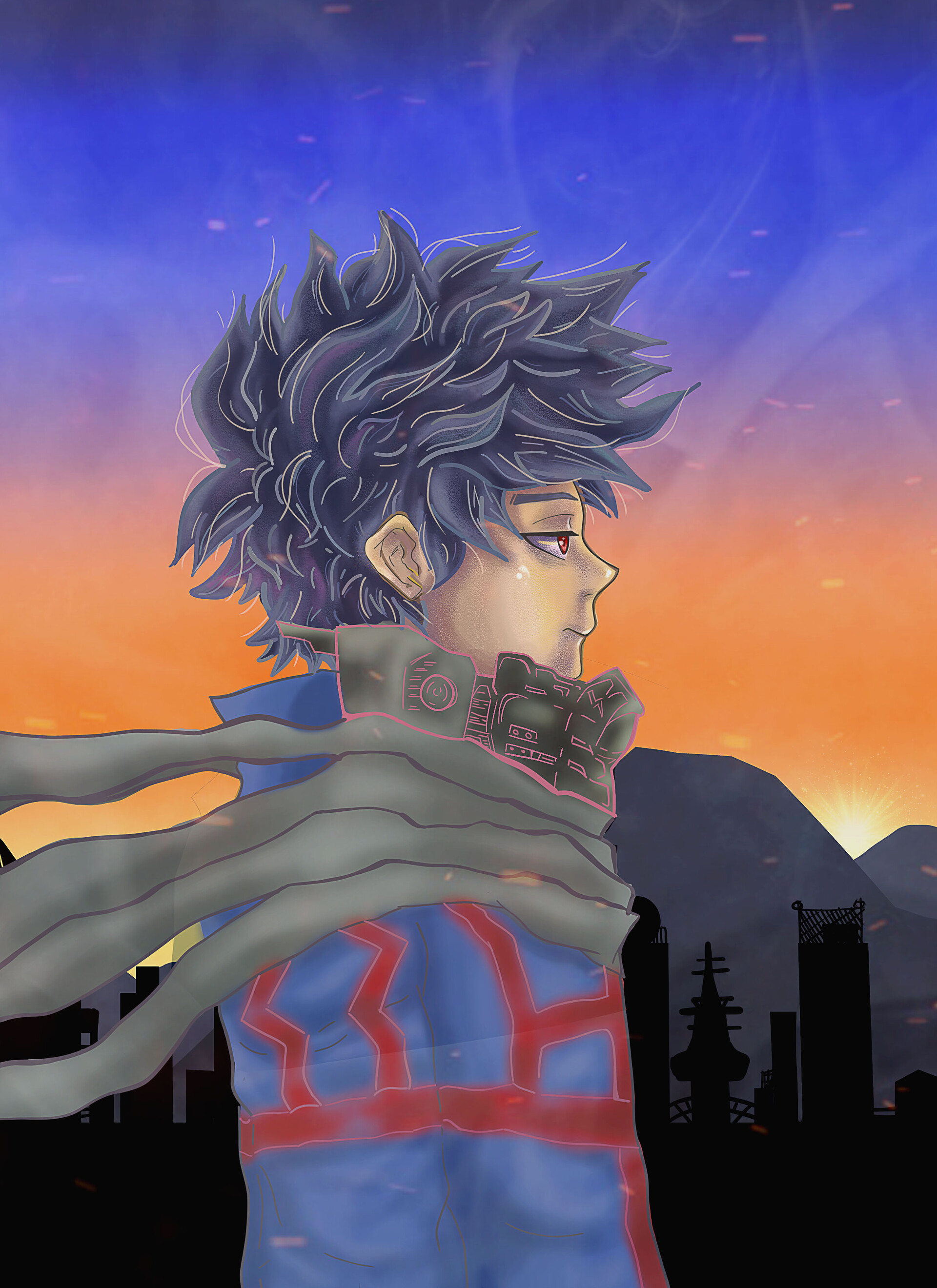 ArtStation - Fanart Hitoshi Boku no hero