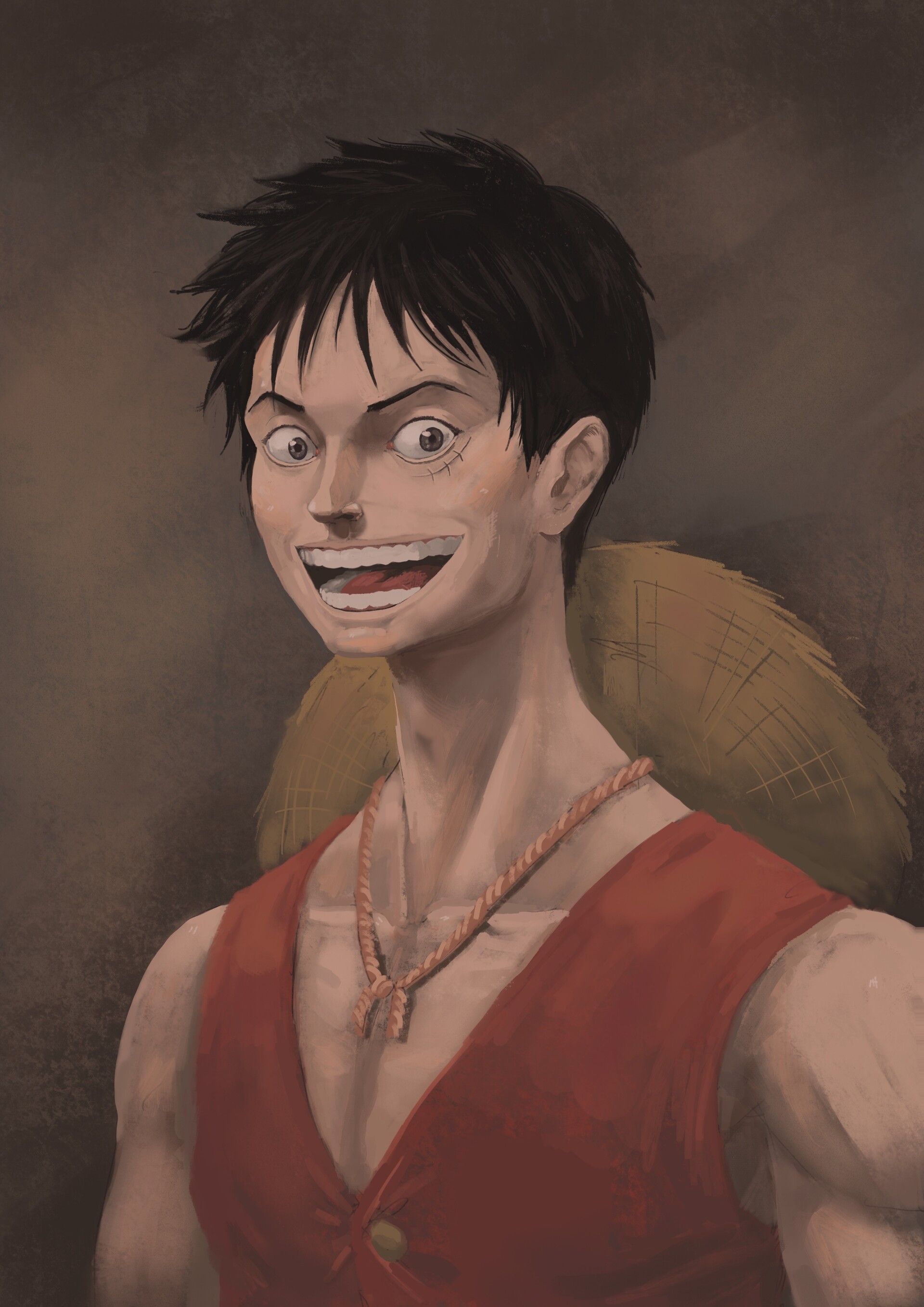 ArtStation - Portrait Luffy