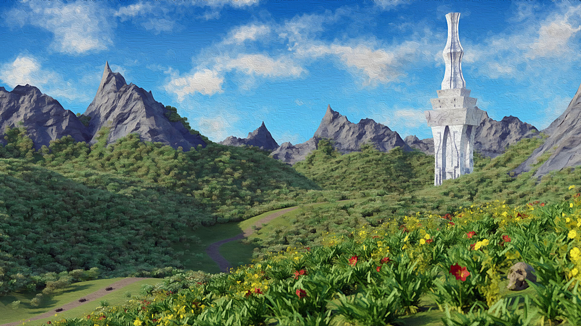 ArtStation - Alien tower