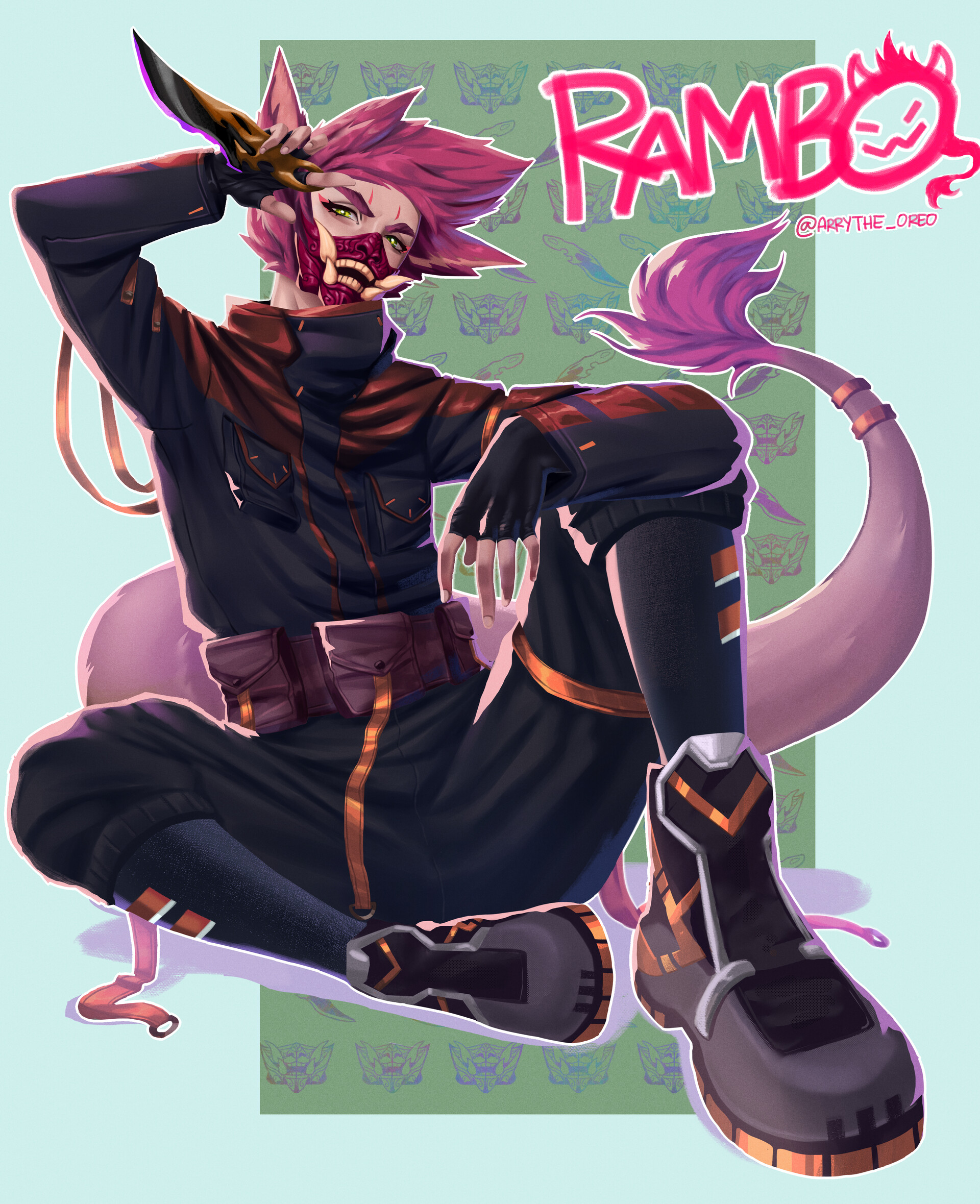 ArtStation - [OC] Rambo (The Hunter)