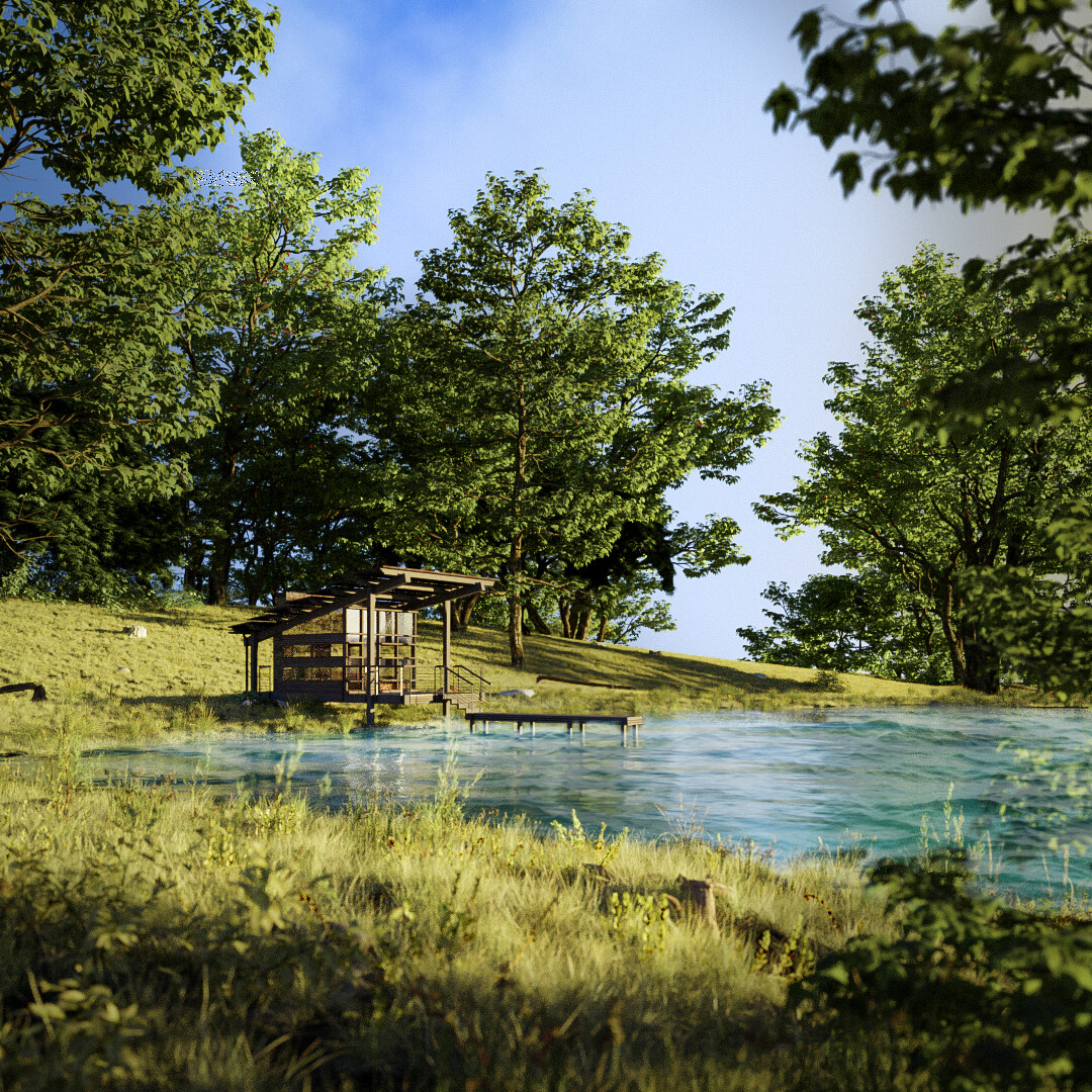 ArtStation - Lake House
