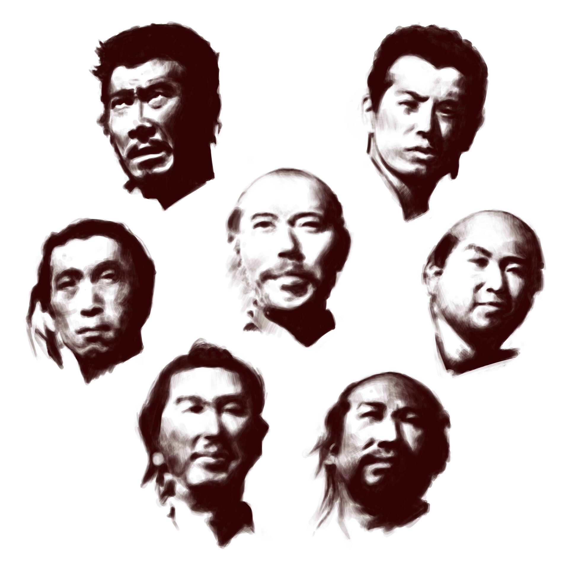 ArtStation - Seven Samurai