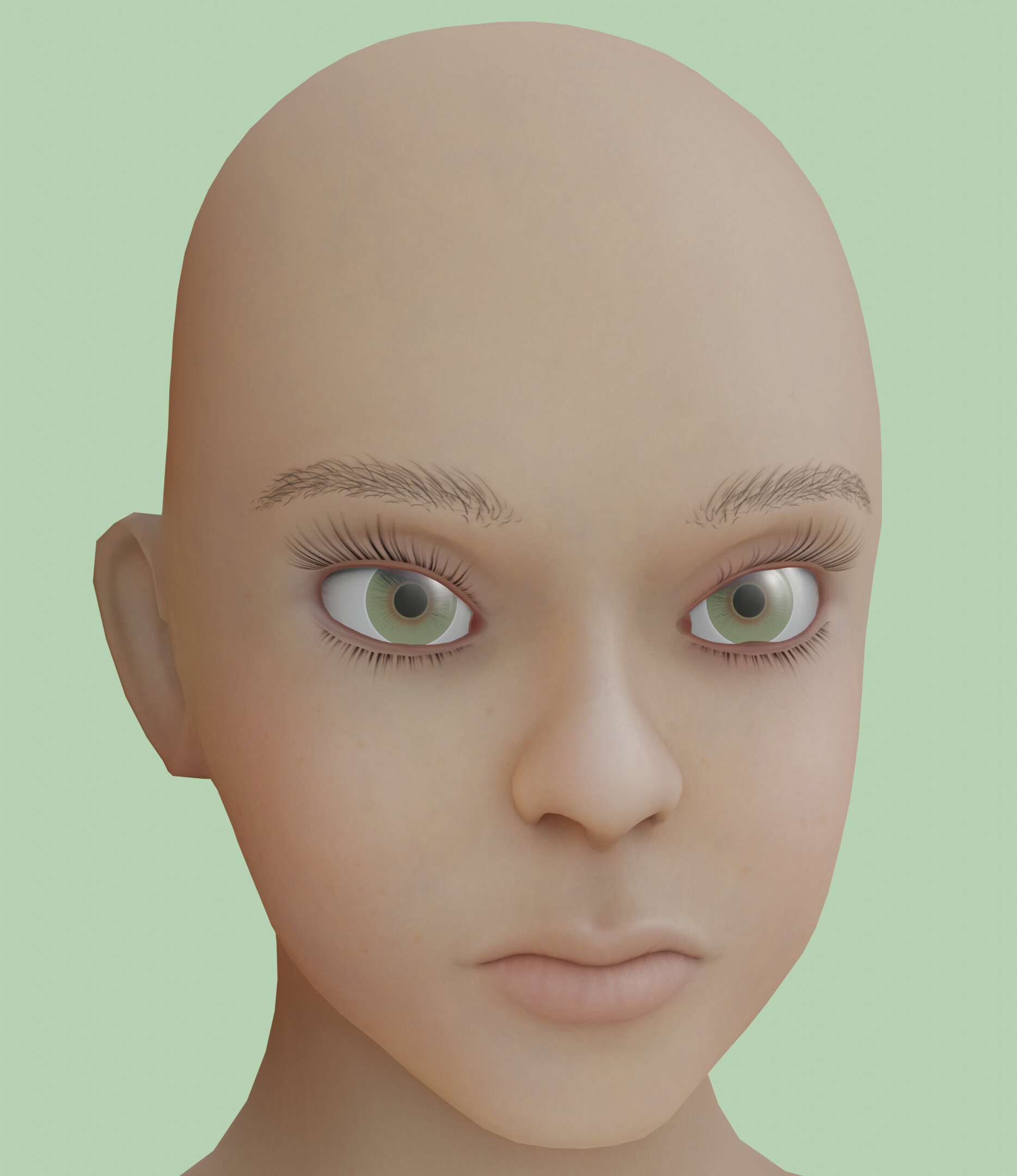 ArtStation - Female face/skin study