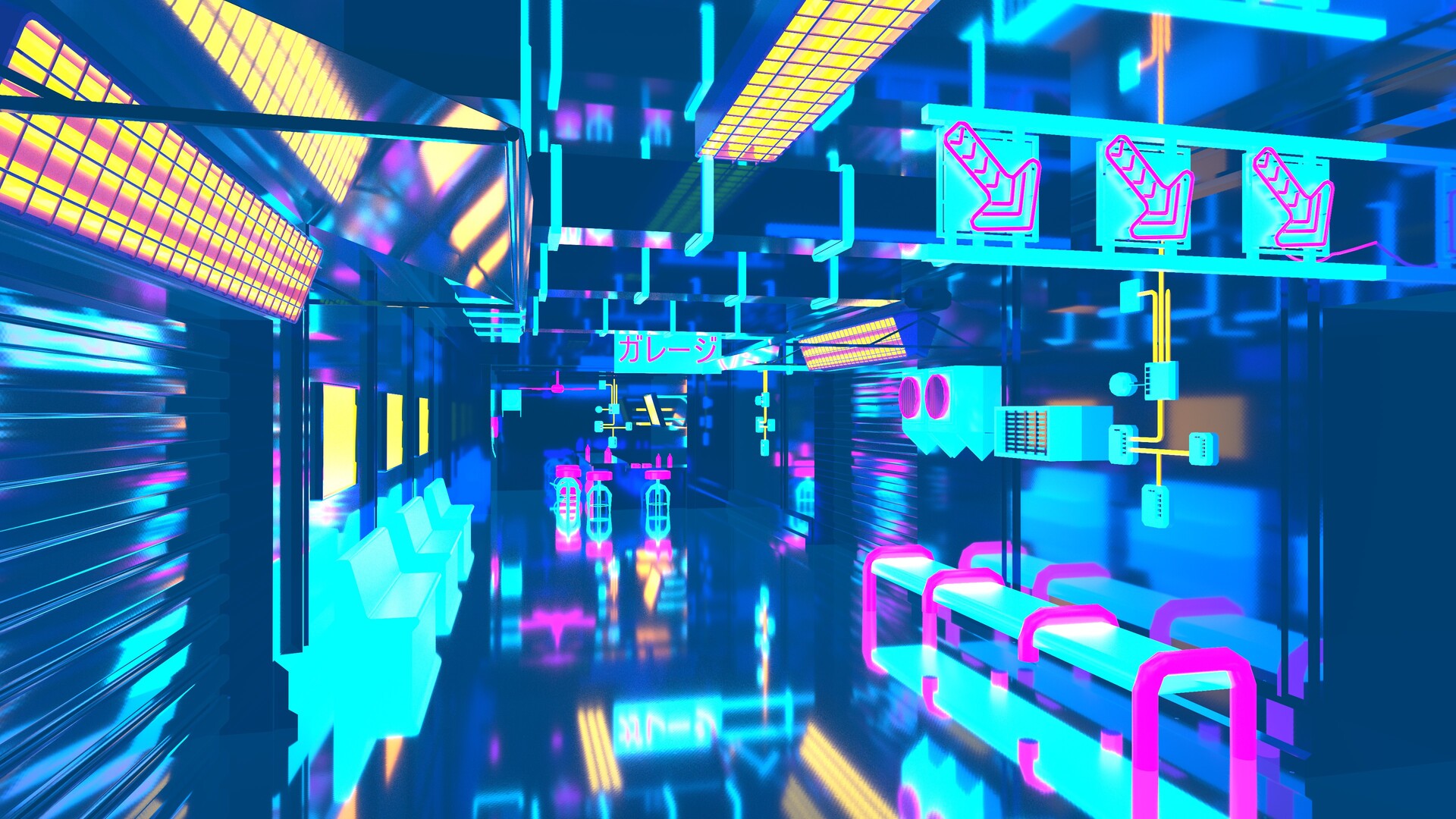 ArtStation - Cyberpunk Neon Version