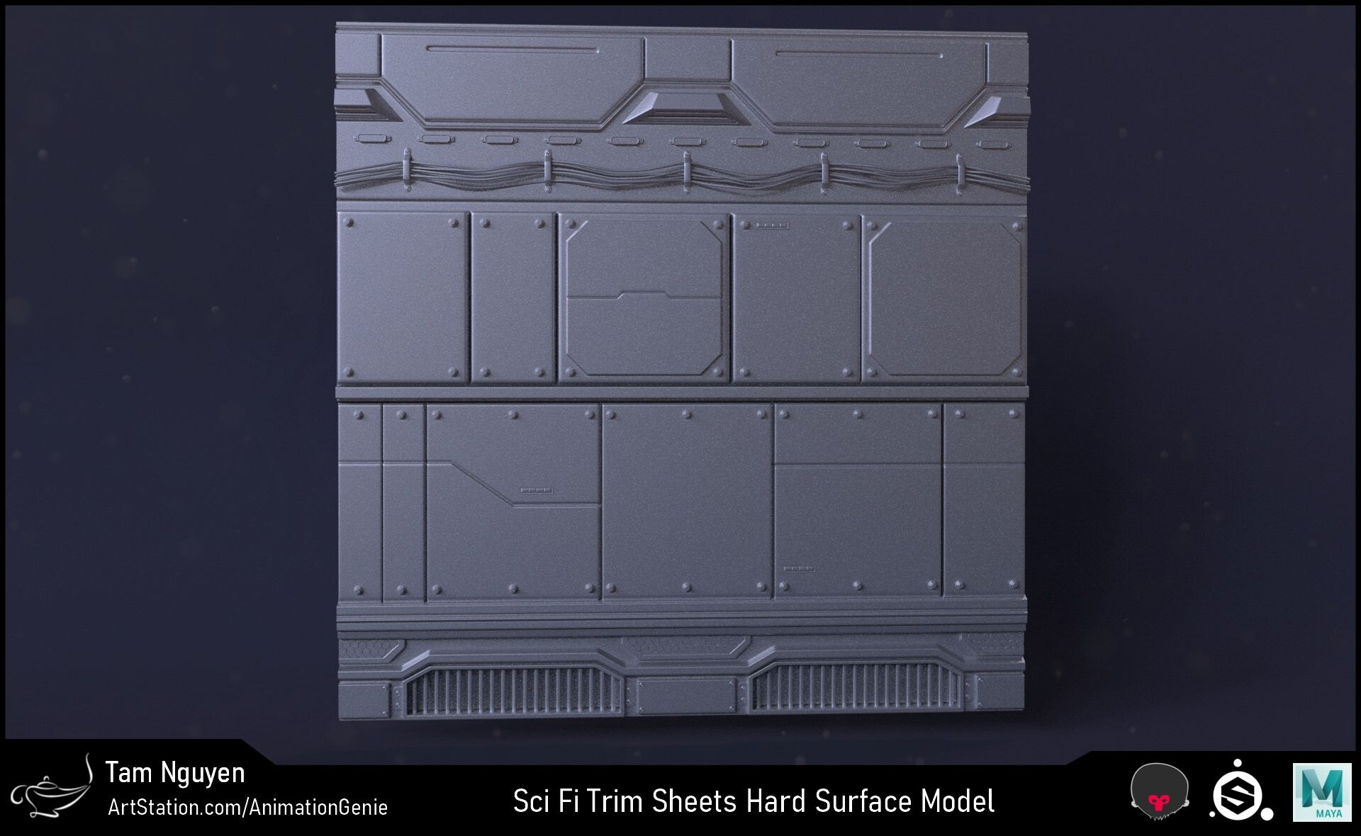 Space Station Wall Texture