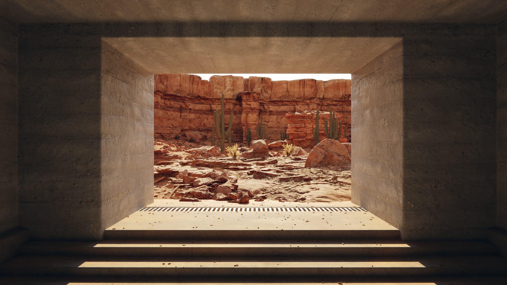 ArtStation - Desert Bunker