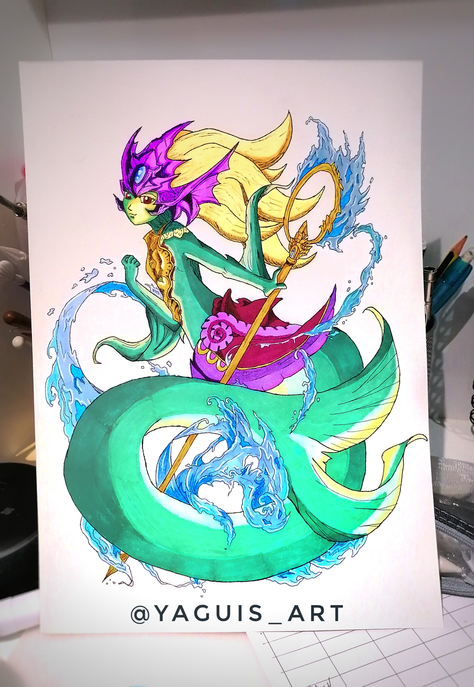 ArtStation - FanArt de Nami - League of legends