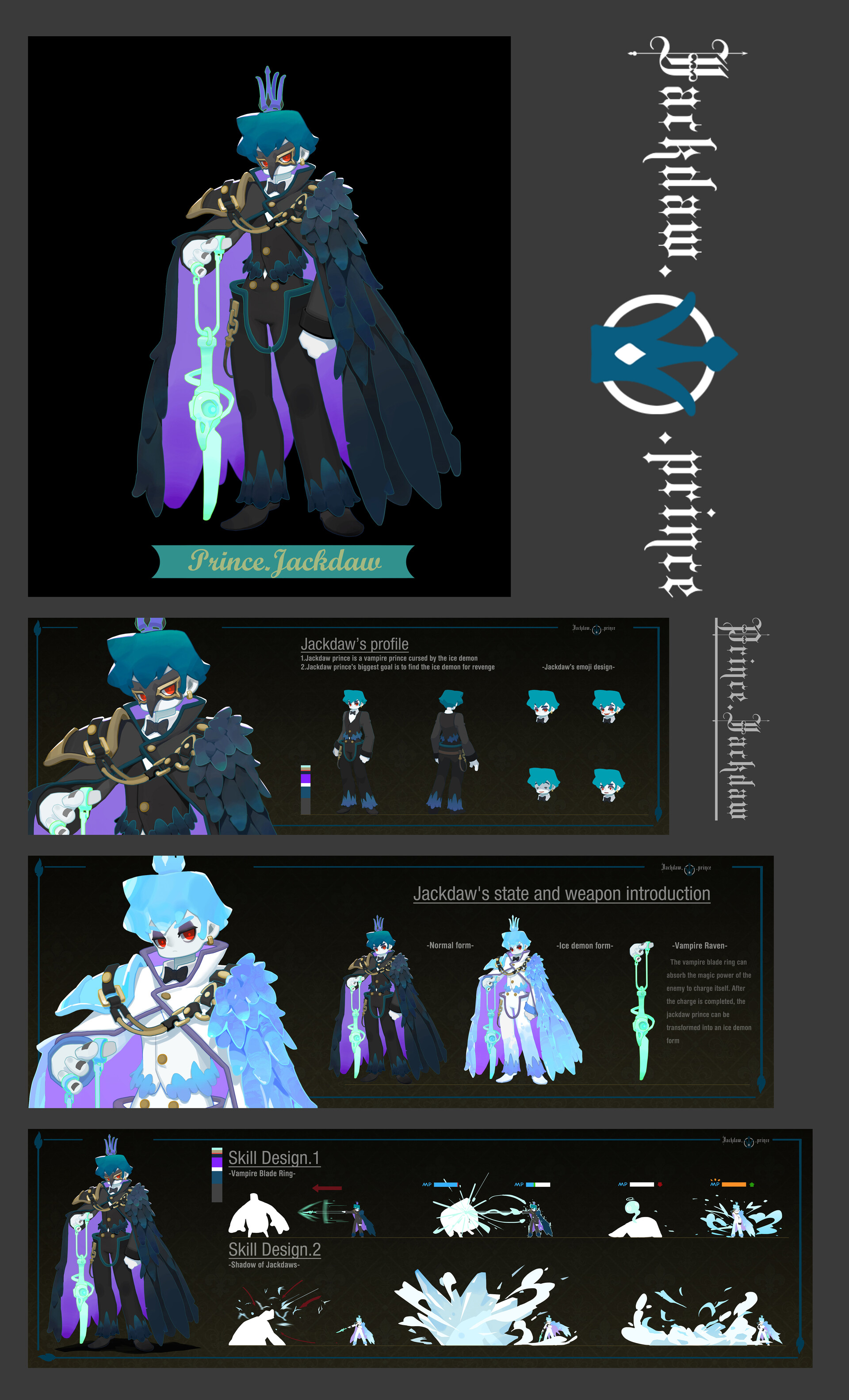 CYAN CROW - 寒鴉王子——Prince.Jackdaw