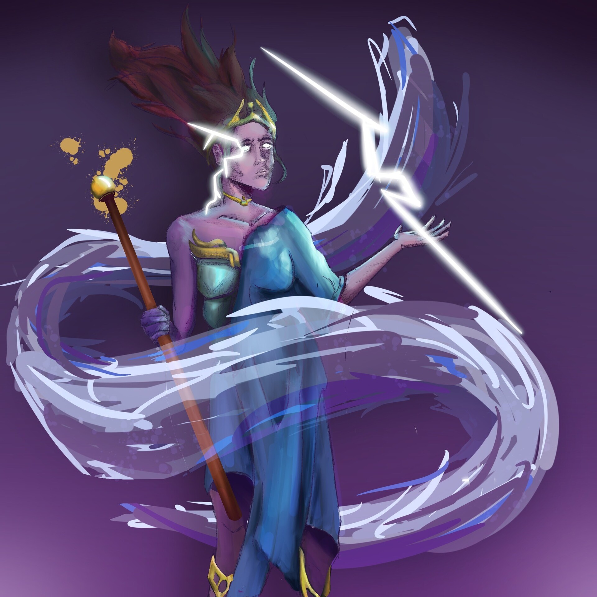 ArtStation - 62/365 - Hera - Queen of Olympus