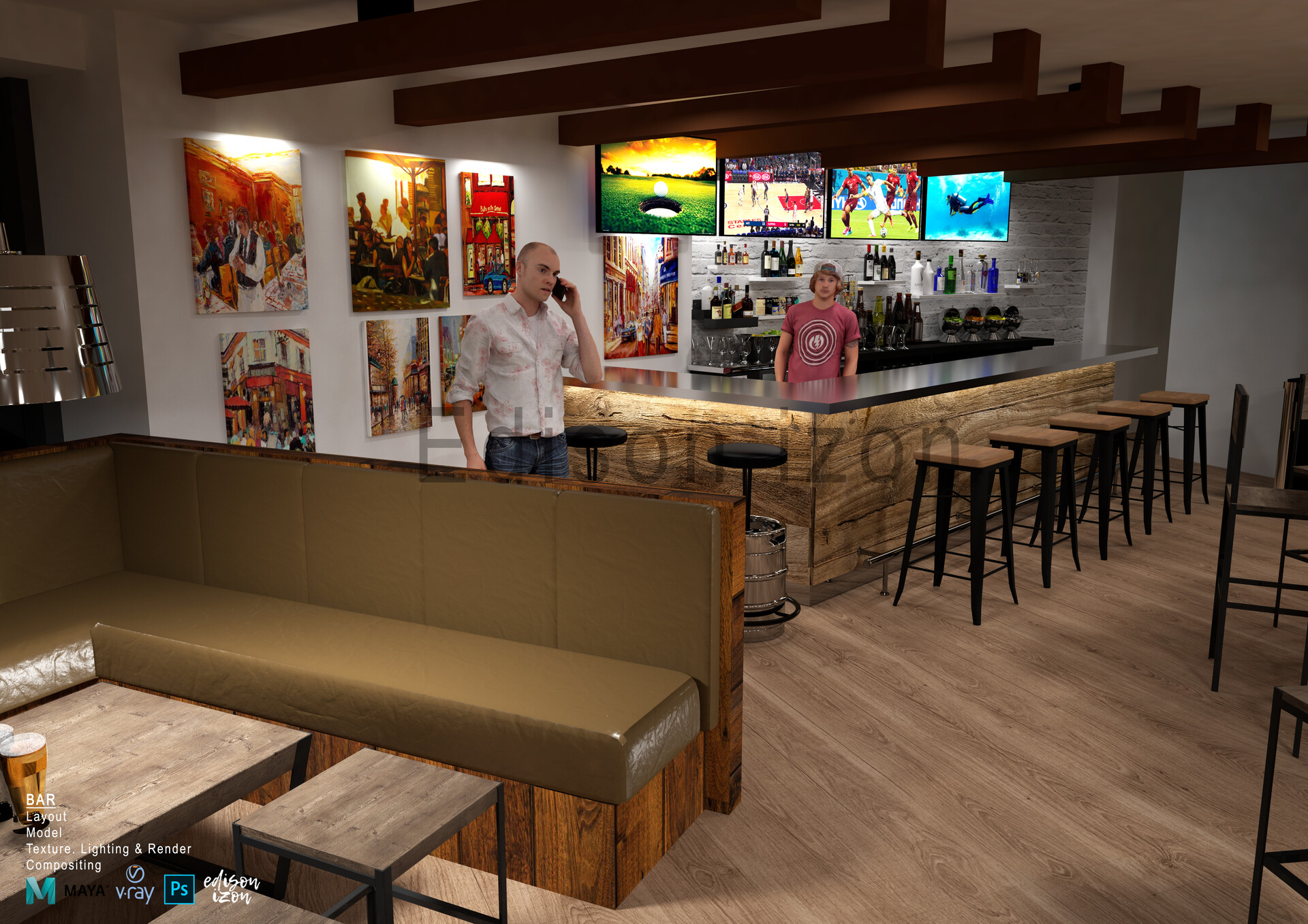 Sports Bar Design And Layout