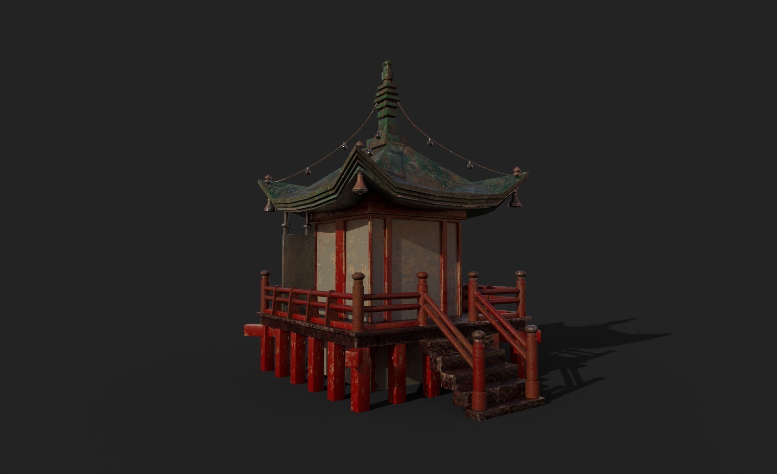 ArtStation - Japanese temple