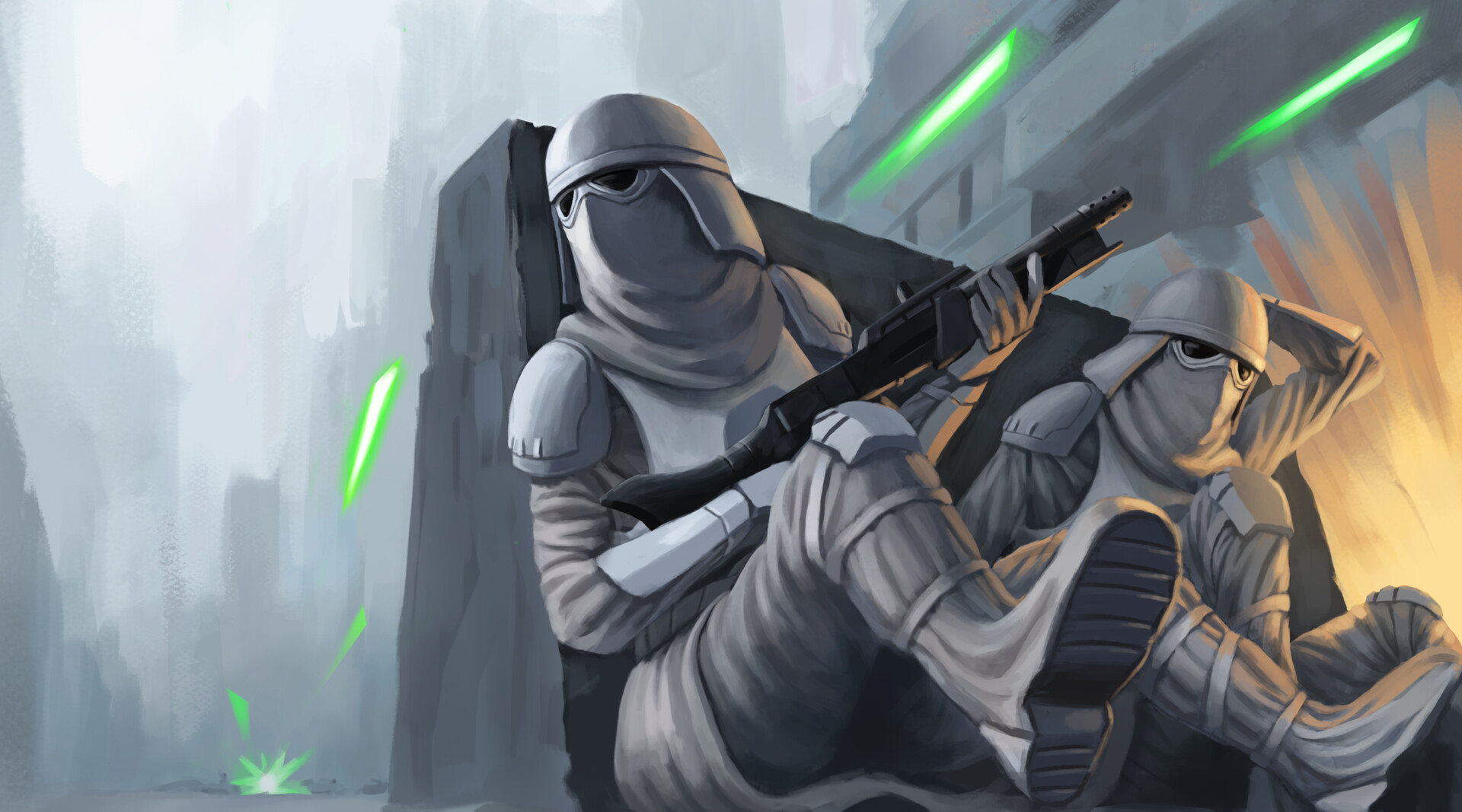 ArtStation - Taking Cover