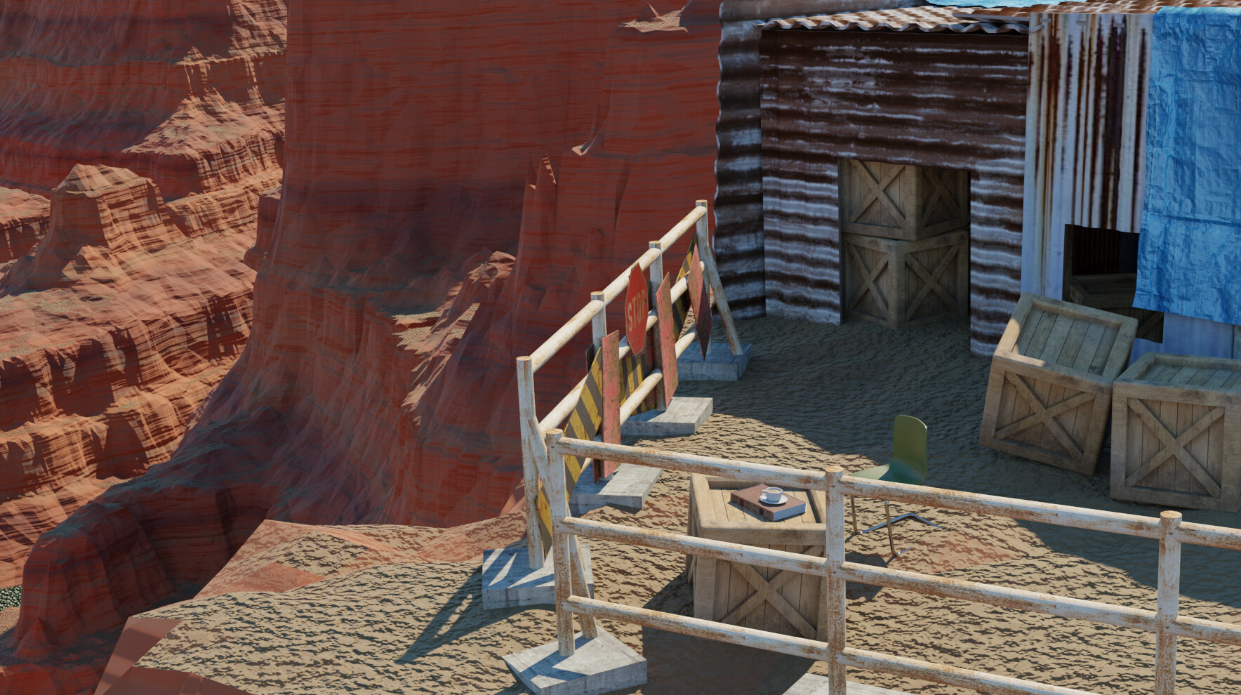 Michael E. Dougherty - Secret Stash (Blender Practice)