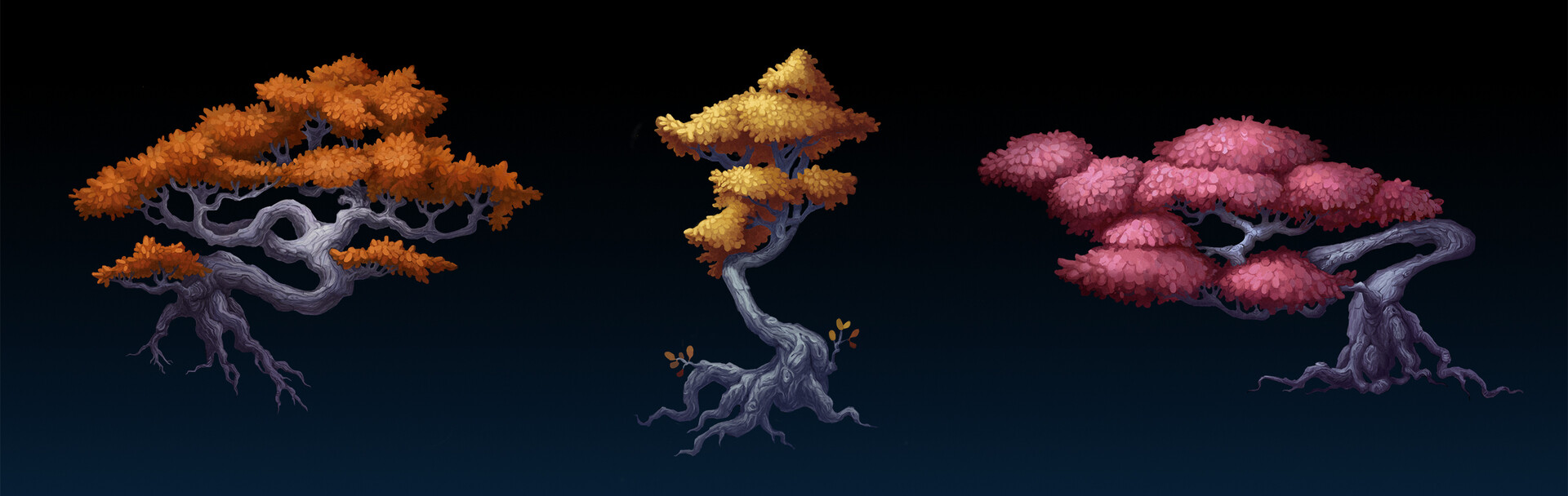 ArtStation - Fantasy Trees