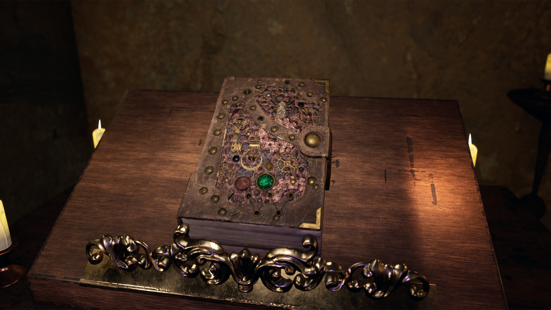 ArtStation - Book and alter scene