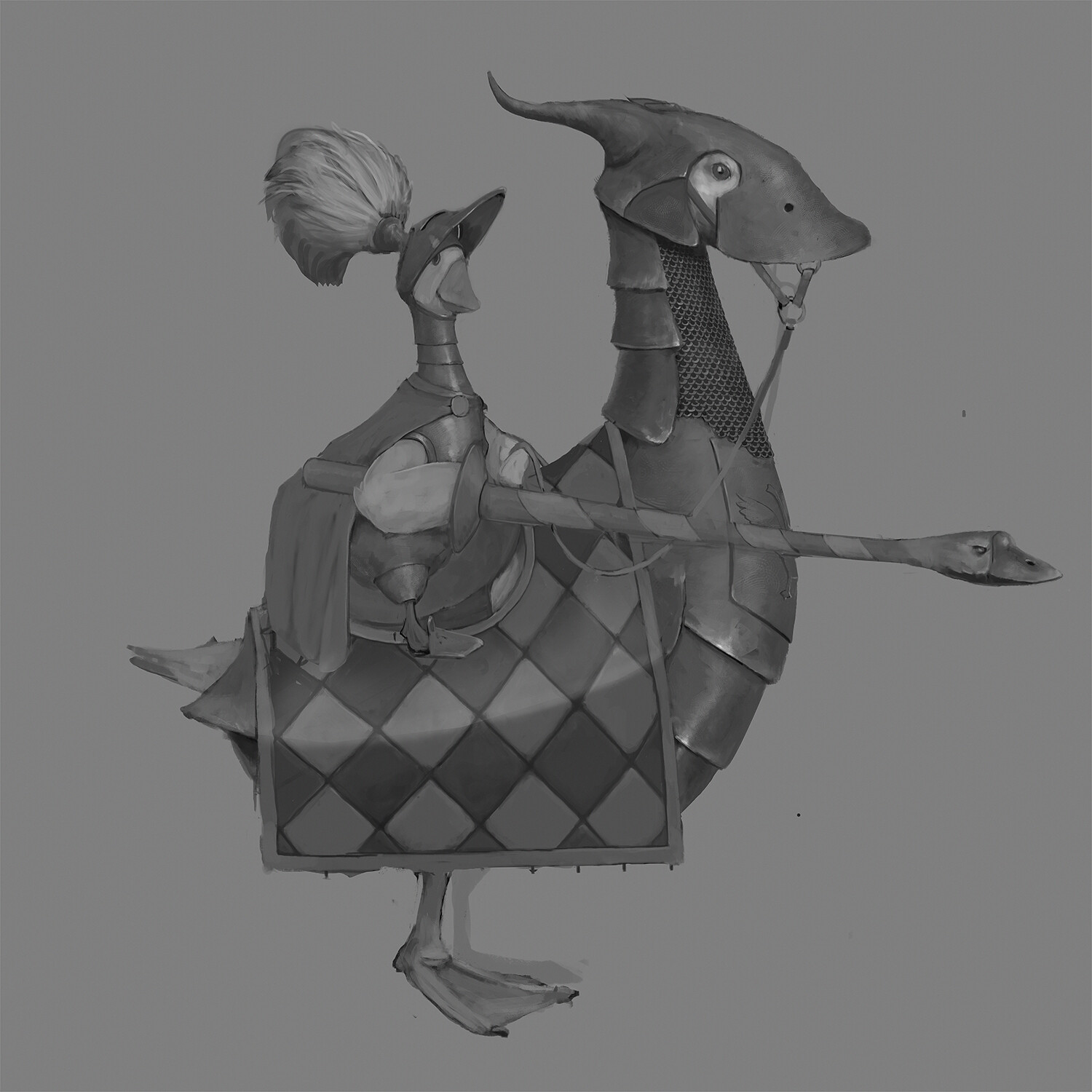 Mikhail Vozdvizhensky - The Goose Knight