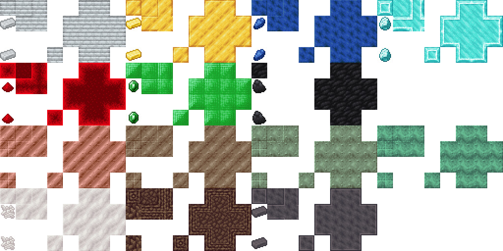 Minecraft Ore Blocks