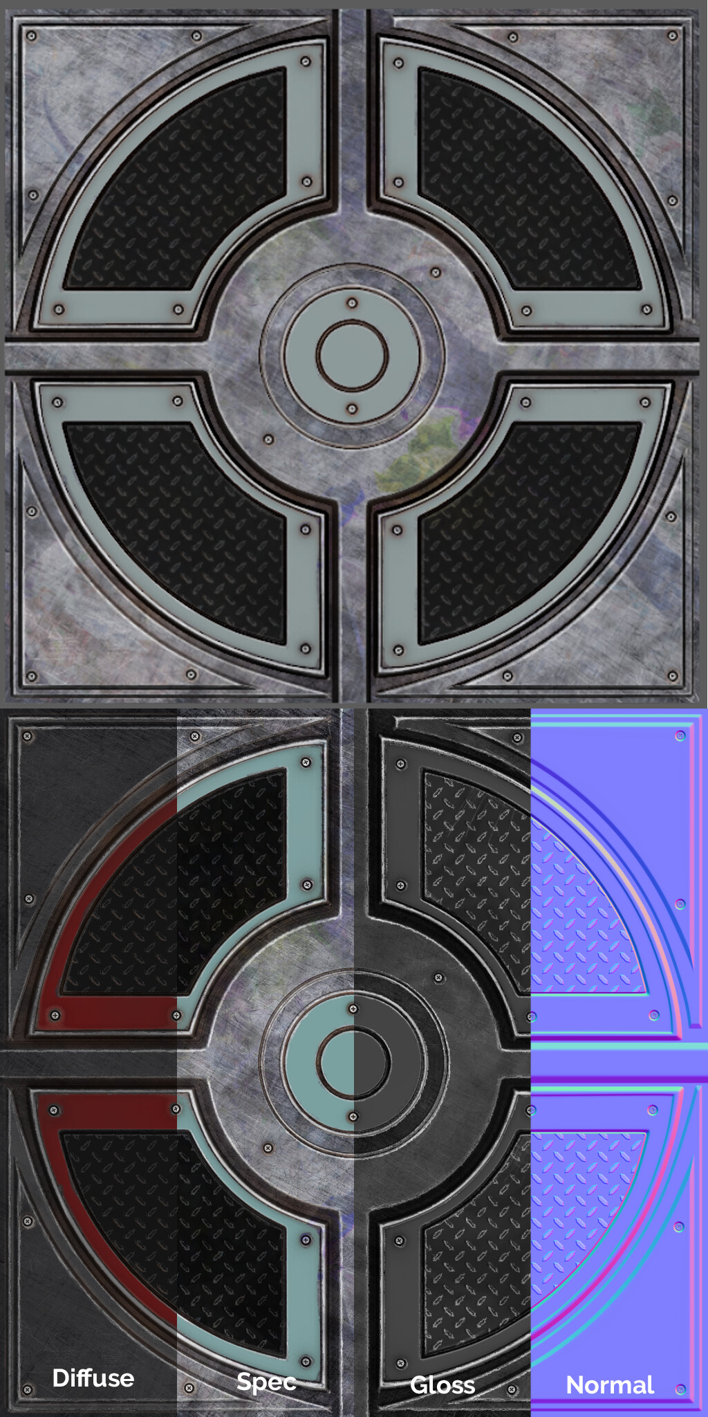 ArtStation - Metal Texture