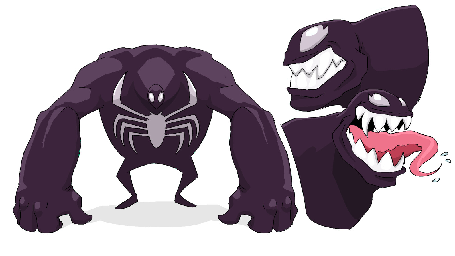 ArtStation - Venom chasing Spider rough animation