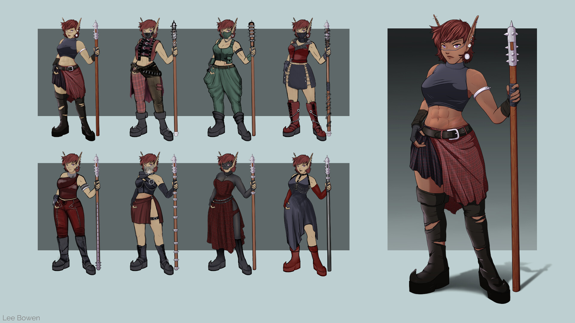 ArtStation - Punk Elf Concepts