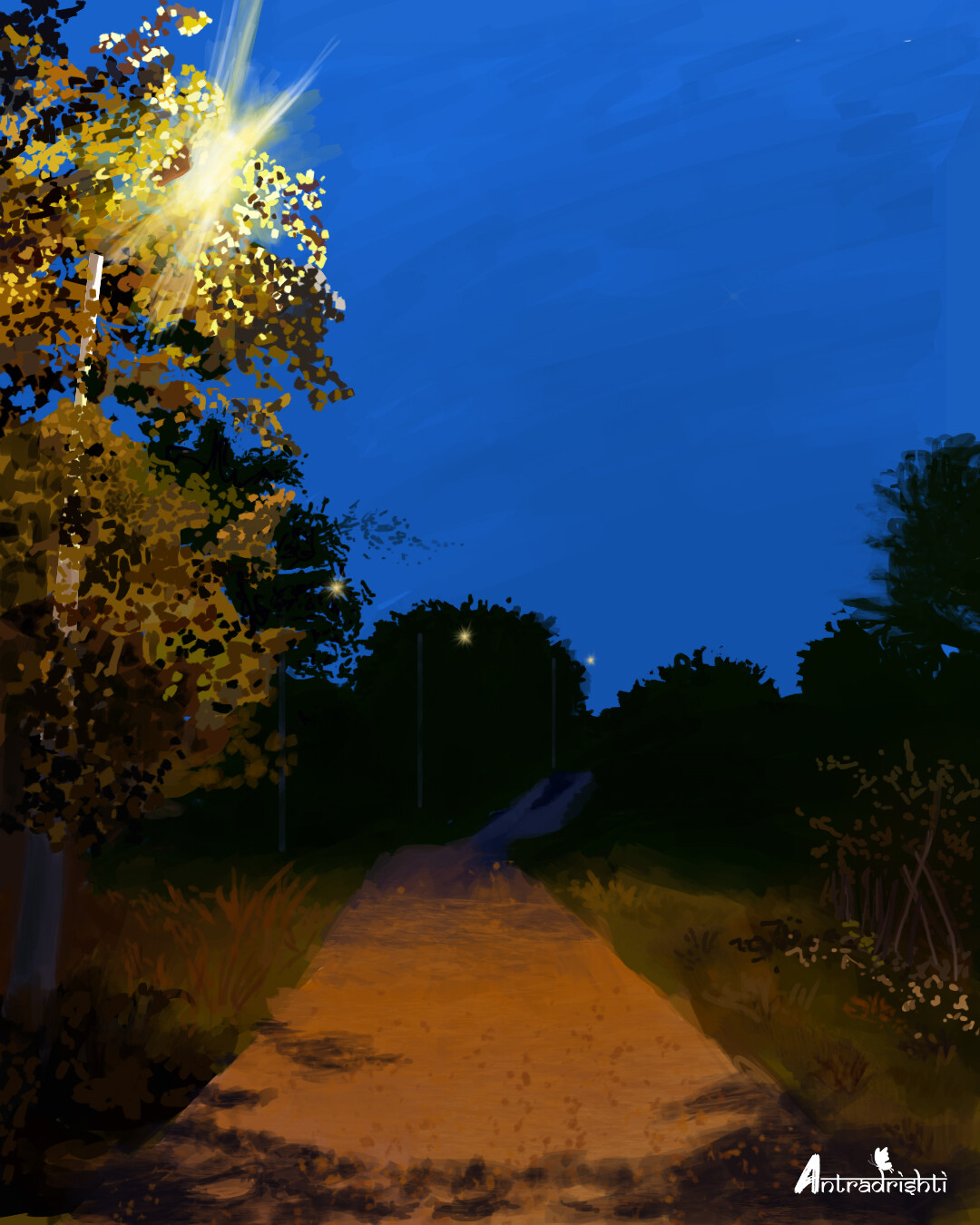 ArtStation - Night Scene Study