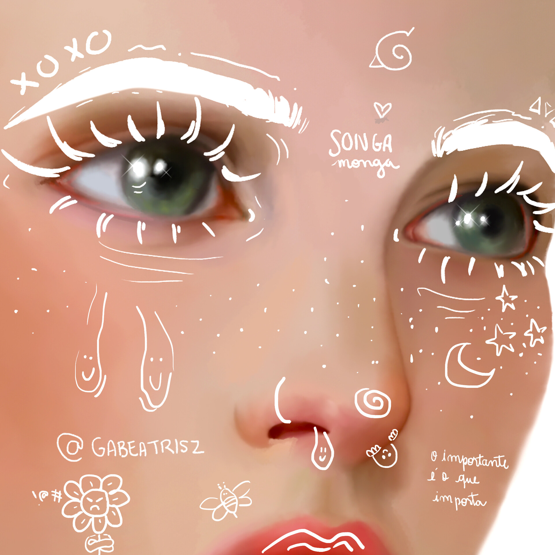 ArtStation - Doodled Face