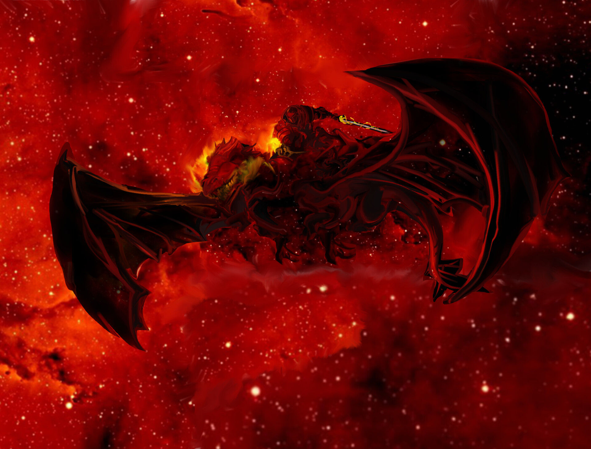 ArtStation - Space dragon