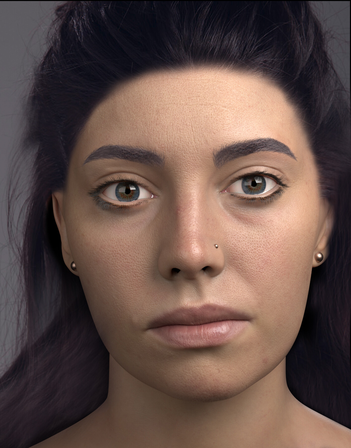 ArtStation - My Emily Projet Done. Model was downloaded. I have done Texturing and Lookdev in ...
