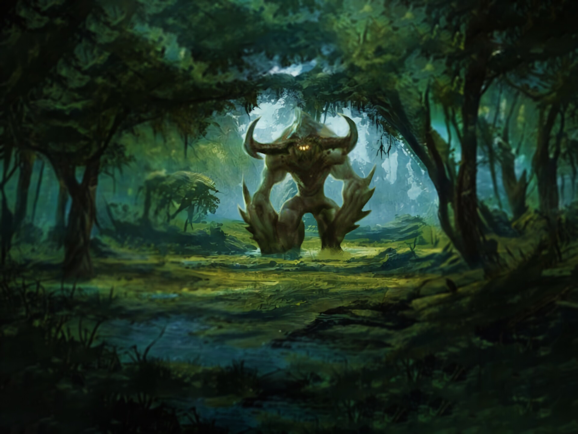 ArtStation - Monster in the Forest
