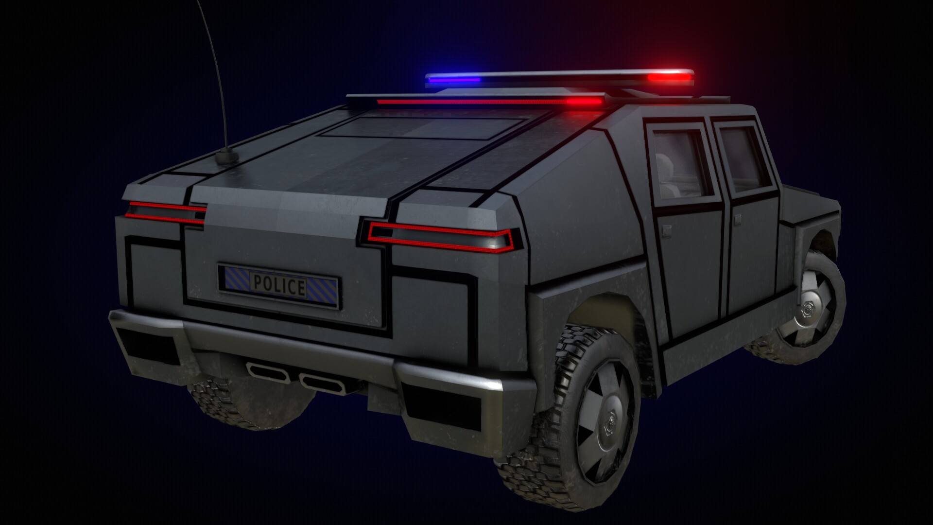 ArtStation - Cyberpunk Humvee
