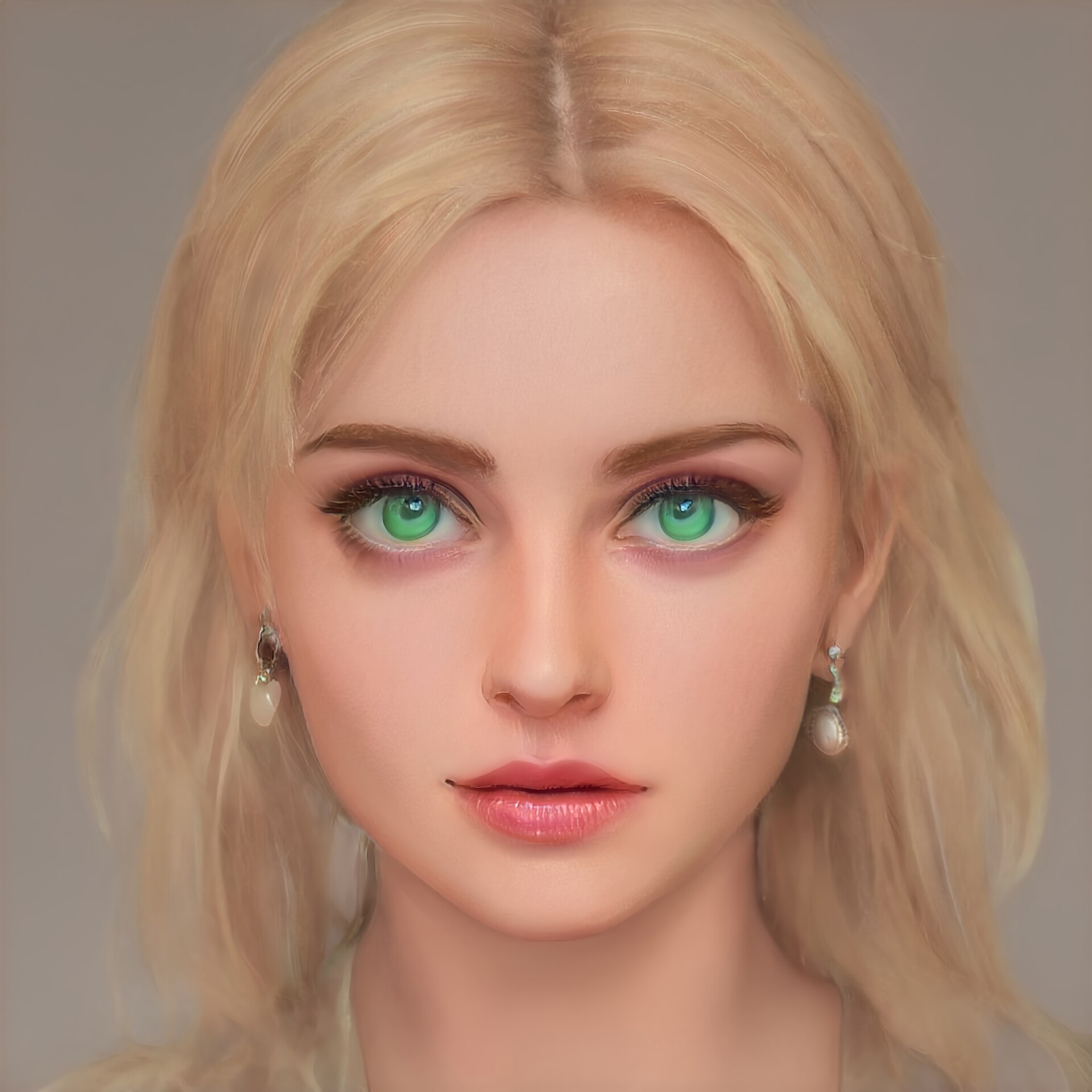 ArtStation - Anna different eyecolours variation using Artbreeder.Character owned by Alberto Hupsel
