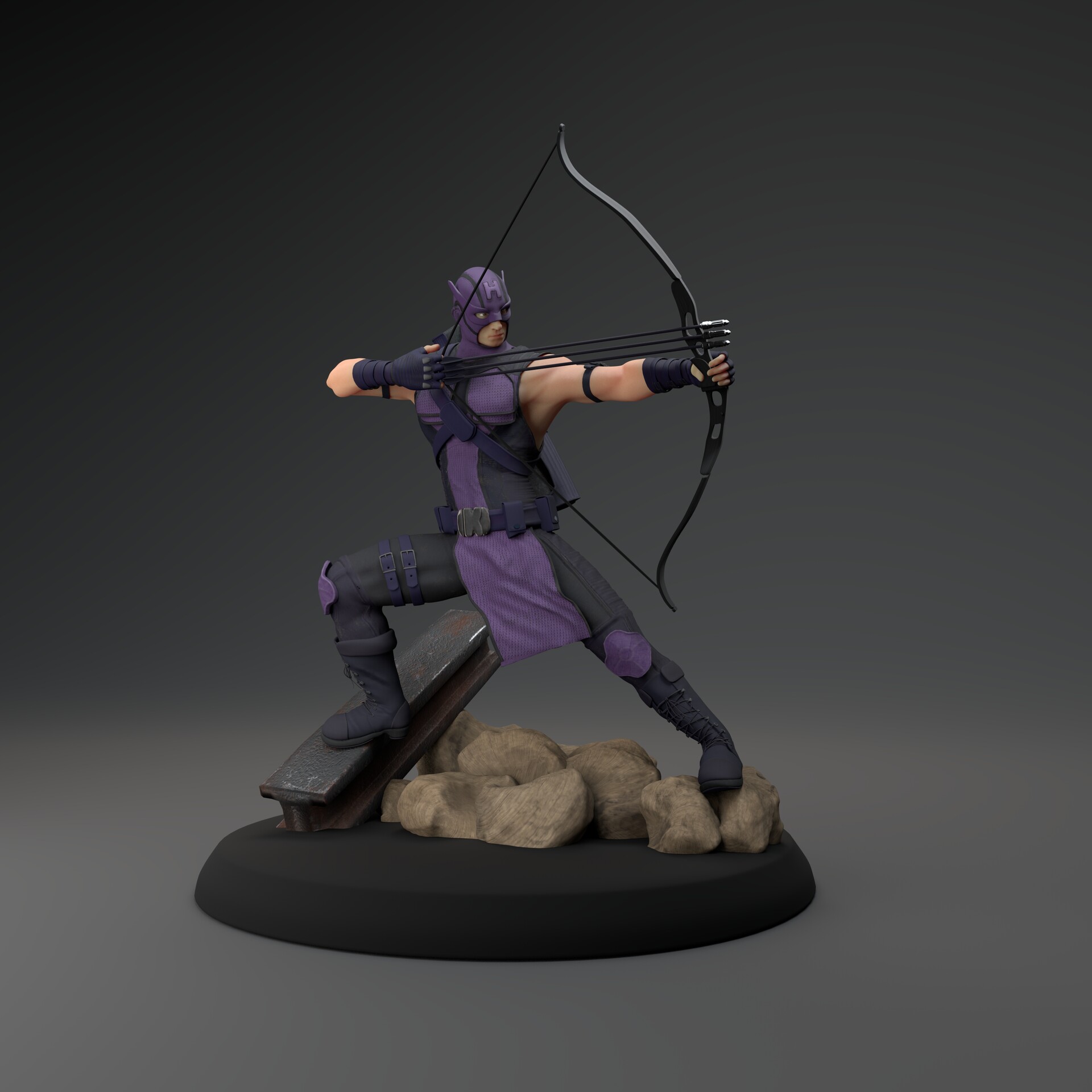 ArtStation - HawkEye Figure