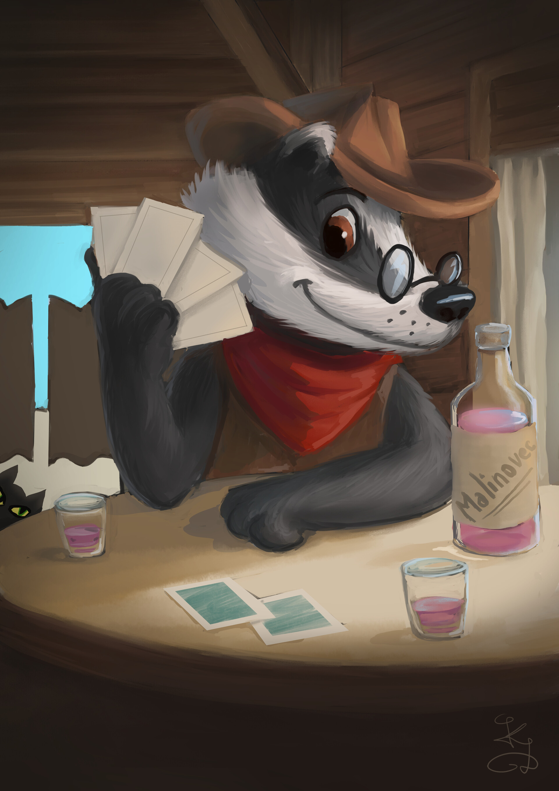 ArtStation - Cowboy Badger
