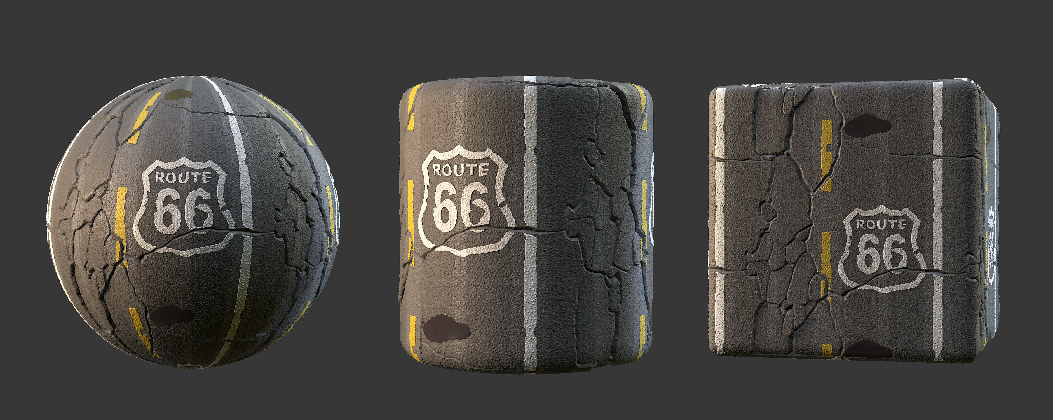 3dExtrude Tutorials - Stylized Road Material - Substance Designer