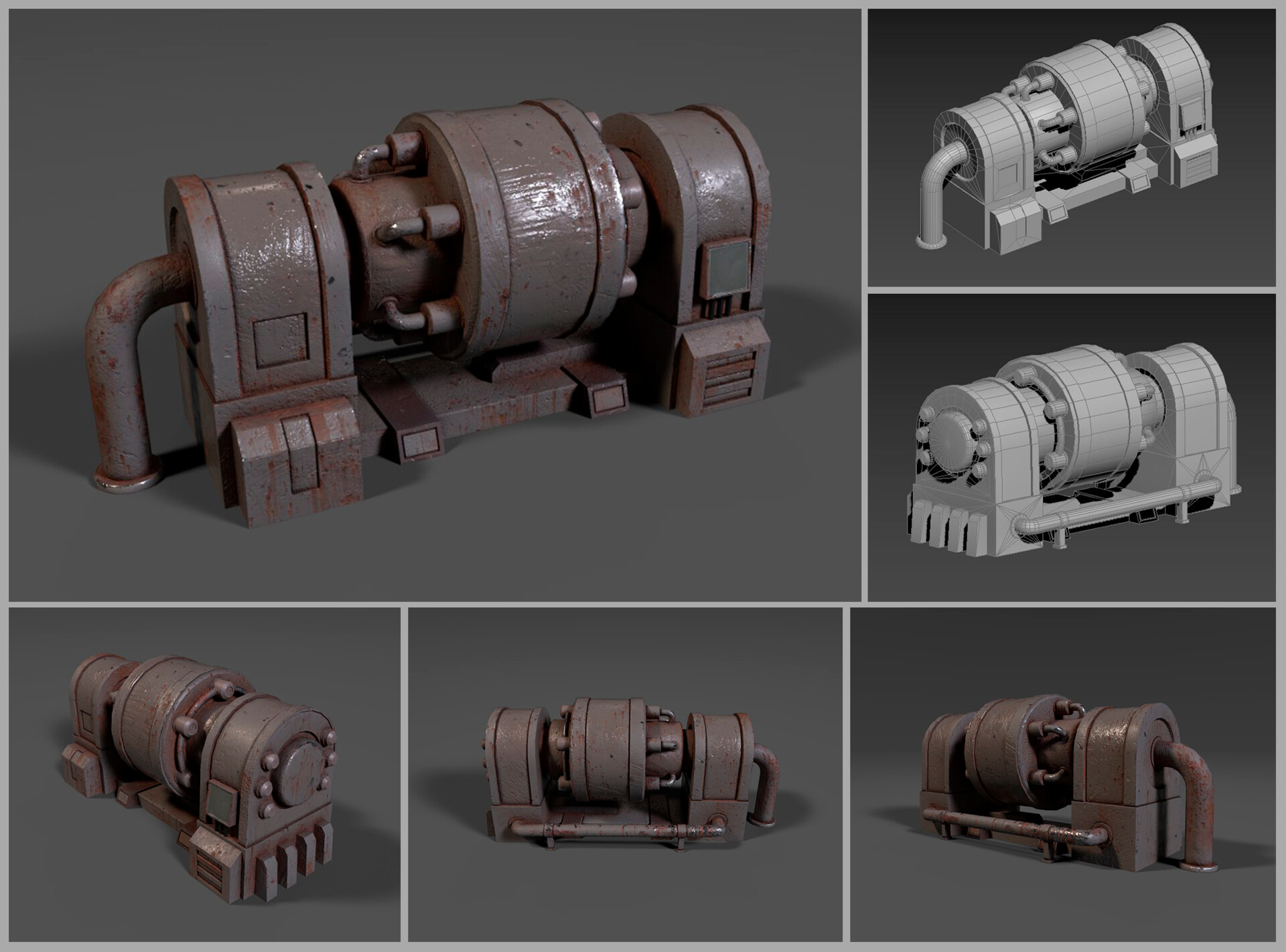 Boris Boiko - Stylized old rusty sci-fi generator