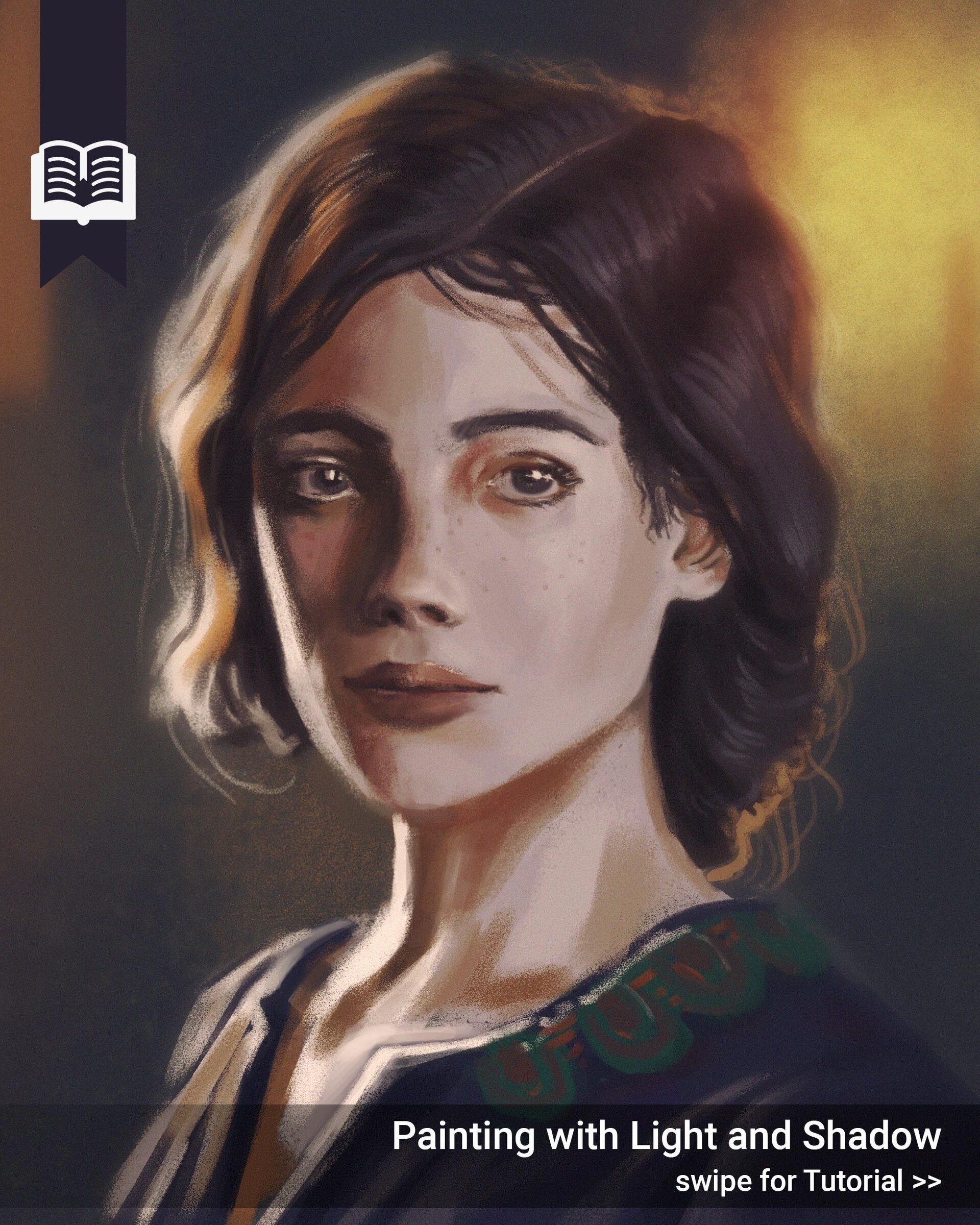 ArtStation - Painting with light and shadow (mini tutorial)