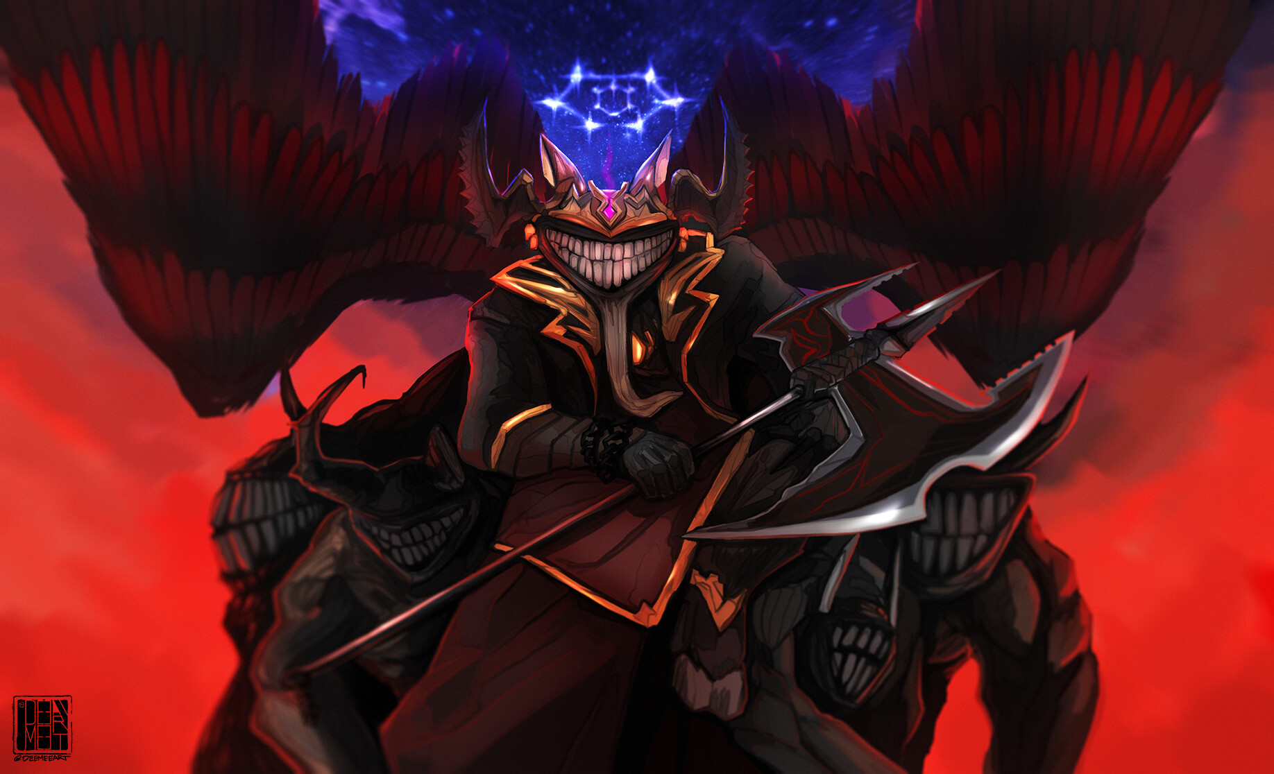 Deemee Art - END GAME Illustrations for Verum/Arcadum on twitch.tv